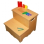 Two Step Name Puzzle Stool Primary - Damhorst Toys & Puzzles Inc Store