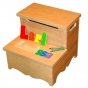 Primary Flip Top Two Step Name Puzzle Stool - Damhorst Toys & Puzzles ...