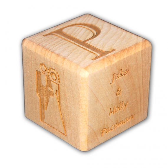 Personalized Wedding Block - Damhorst Toys & Puzzles Inc Store
