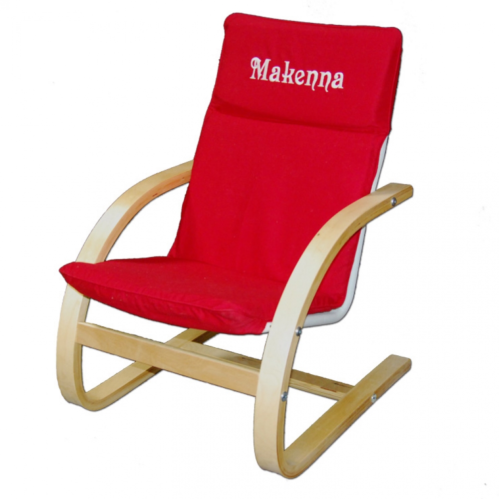 Personalized Embroidered Child's Chair in White Letters - Damhorst Toys ...